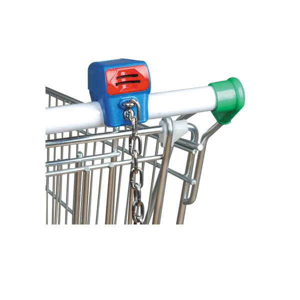 Shopping cart lock compact