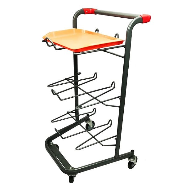 Serveringsvagn med plats för 3 st brickor. Absolut högsta kvalité.